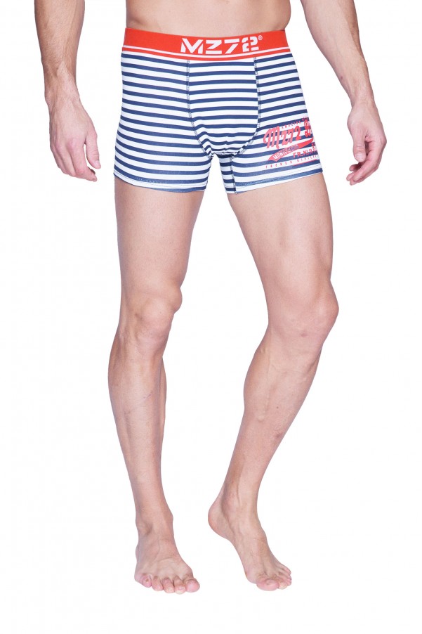 Boxer en coton stretch BOXSHORT MARINER rayé | MZ-72